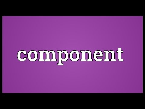 Component Meaning