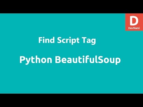 Learn Python BeautifulSoup Find Script Tag - Mind Luster