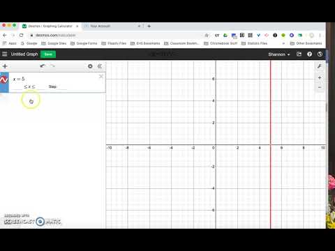 Graphing Vertical Lines in Desmos with Restrictions