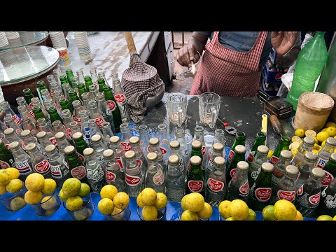 Kolkata Summer Special Lemon Soda near Indian Museum | Indian Street Food
