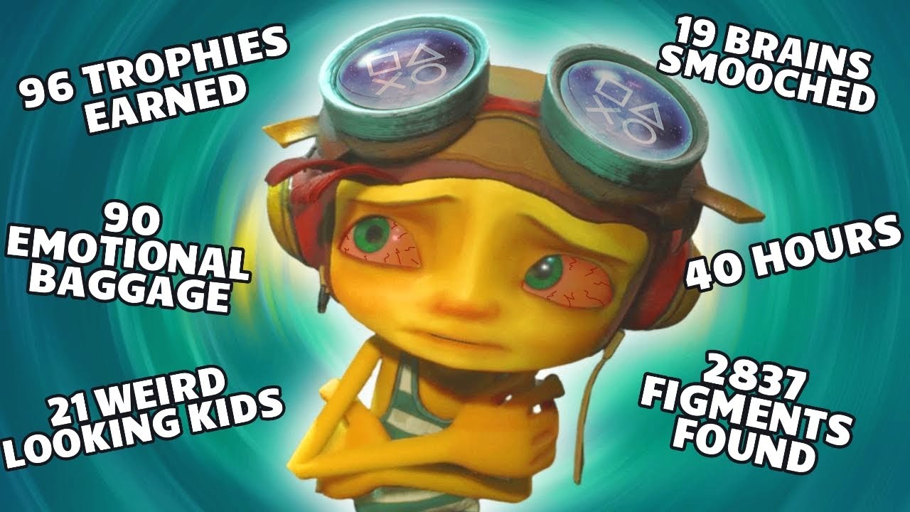 I Platinum'd EVERY Psychonauts Game!