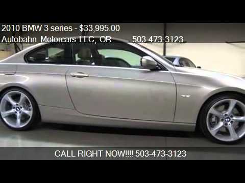 2010 BMW 3 series 335i Coupe - for sale in Portland, OR 9722