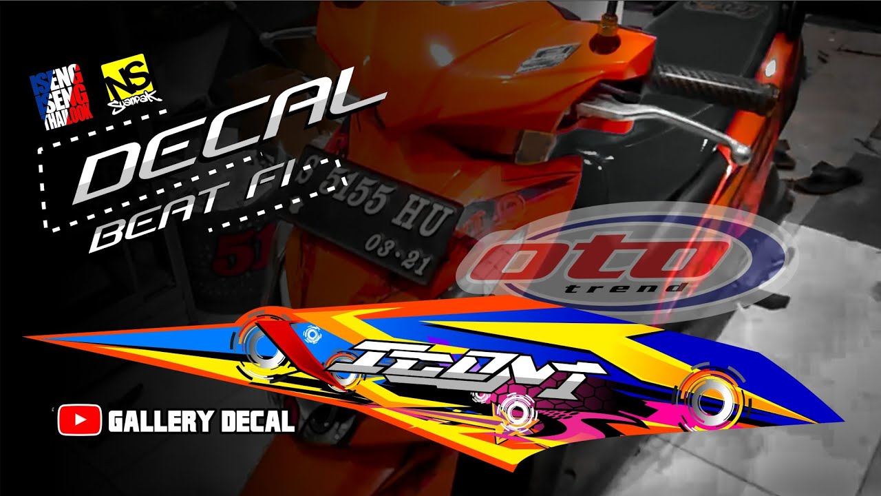 STRIPING STIKER MURAH BUDGET PELAJAR !! HONDA BEAT FI