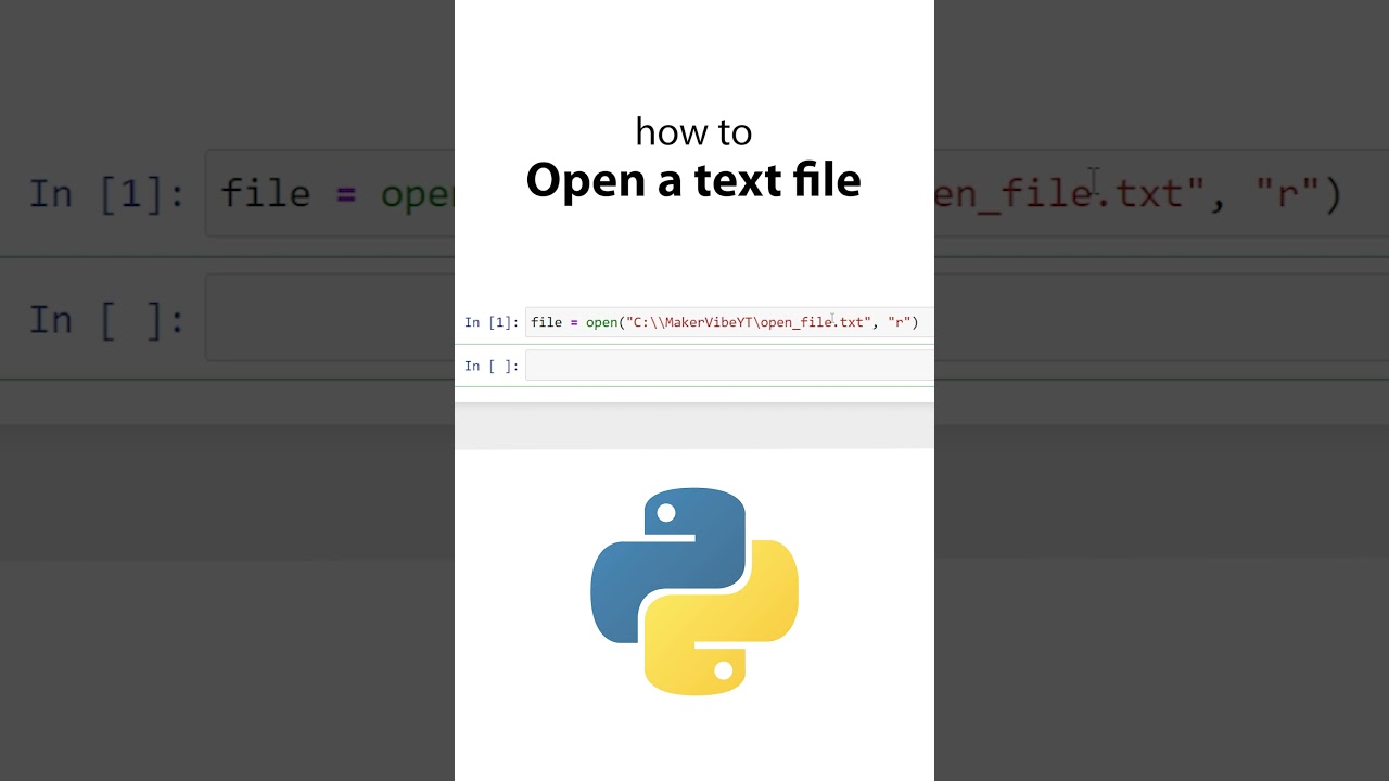 Open a txt file in python