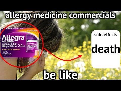 allergy medicine commercials be like