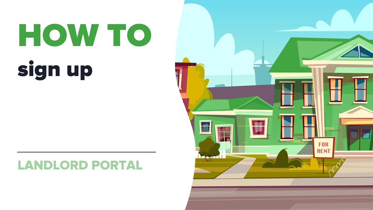 How to sign up (Landlord Portal)
