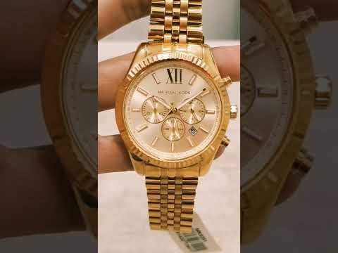 Michael Kors Lexington Watch Gold MK8281