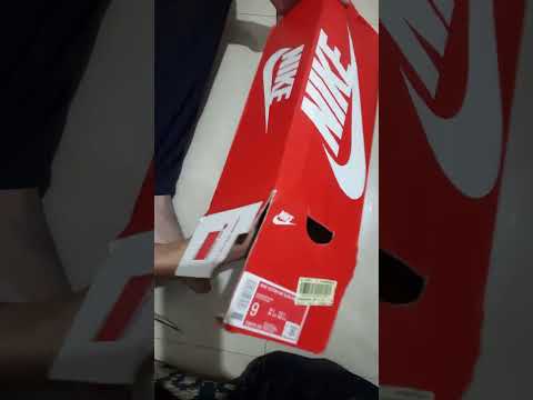 NIKE Victori One Logo Print Slides | Black & White | Ajio Unboxing & Review