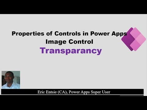 Power Apps Image Control - Transparancy Property
