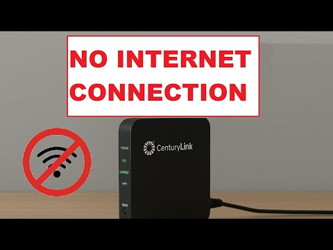 Fix ANY CenturyLink Router Modem NO Internet Connection (Blinking DSL Light Red Green Wi-Fi Connect)
