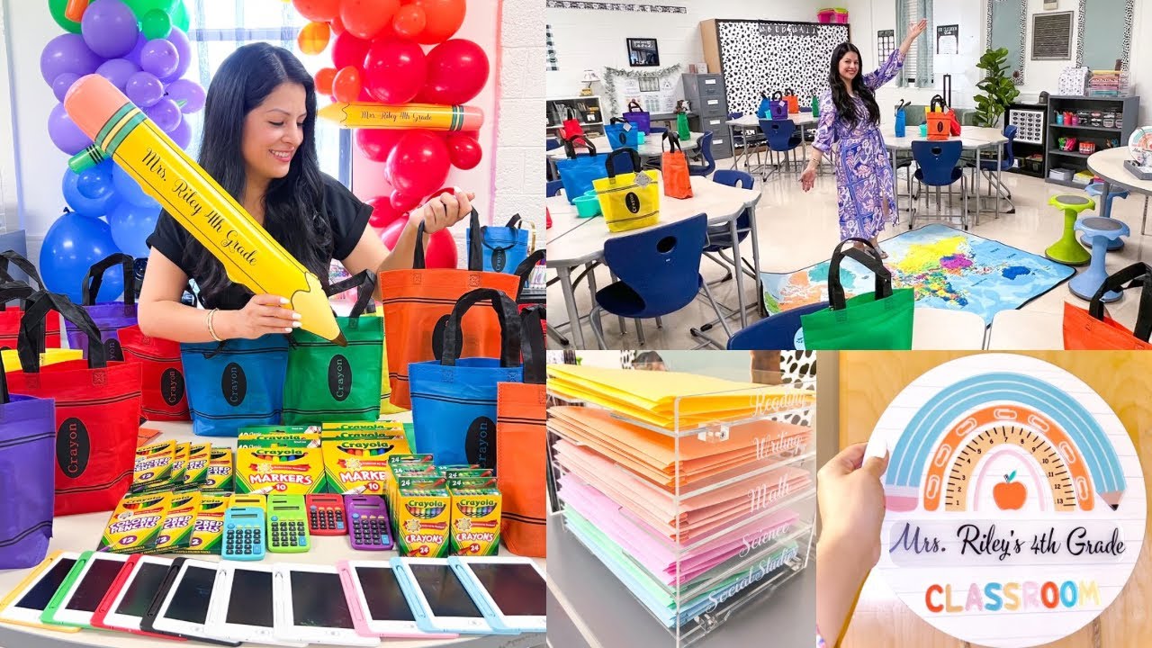 DIY CLASSROOM MAKEOVER WITH CRICUT | Ultimate Organizing + DIY Decorating Ideas on A BUDGET