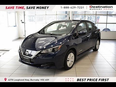 2019 Nissan LEAF S - Accident Free - HOV lane! - 243KM EV Range - B10481