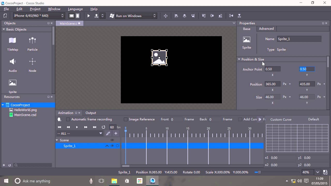 Cocos Studio: Basic Node Properties