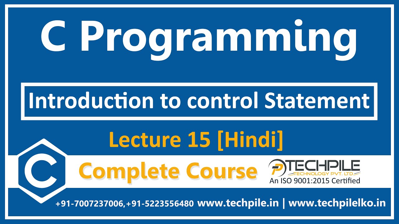 Control statement in c| control statement in c programming in hindi | Types of Control Statement