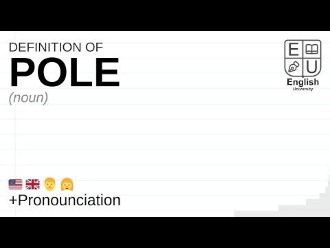 POLE meaning, definition & pronunciation | What is POLE? | How to say POLE