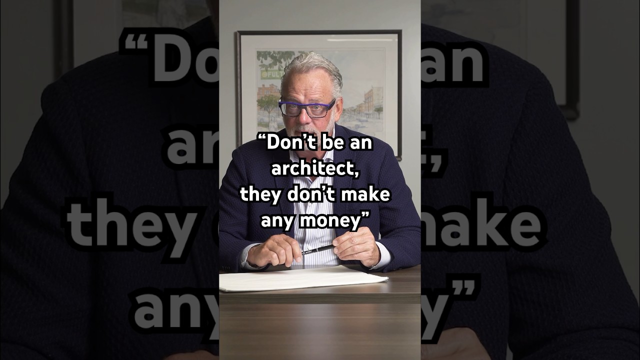 Dream Career vs. Money #architecturestudent