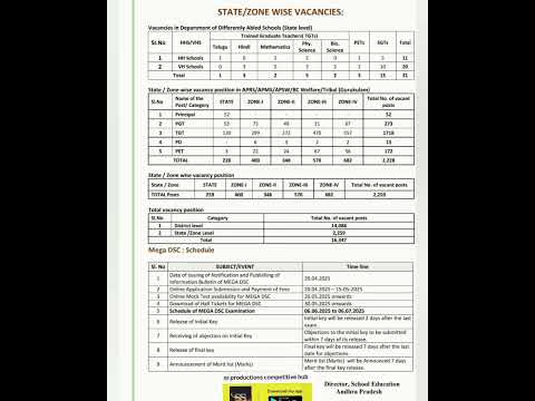 AP DSC 2025 Latest news today #apdsc2025 #apdsc #dsc