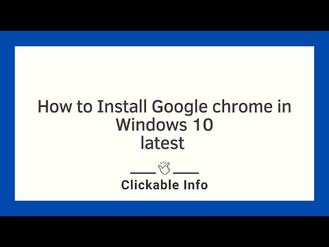 How to install Google chrome in windows 10 2021 Latest