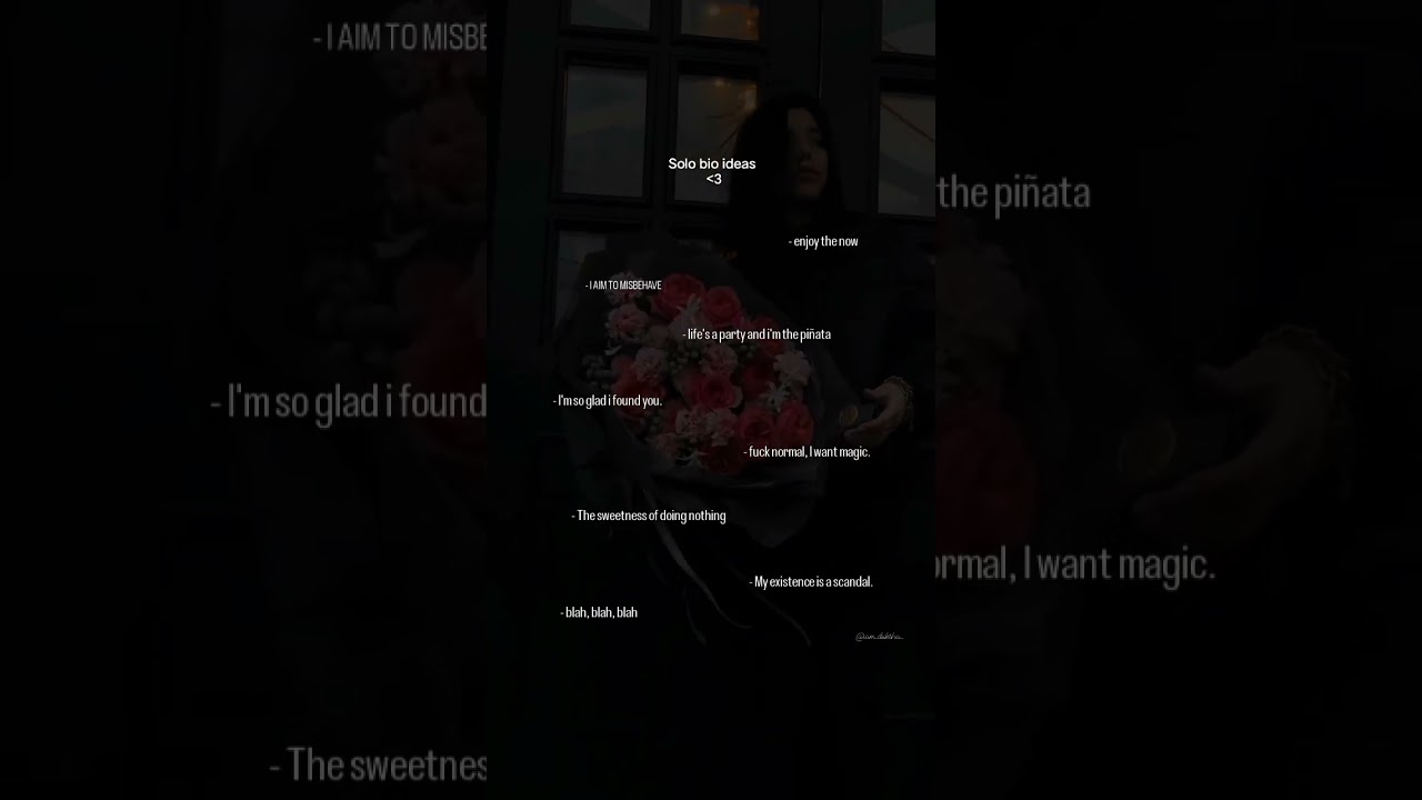 instagram bio ideas ✨