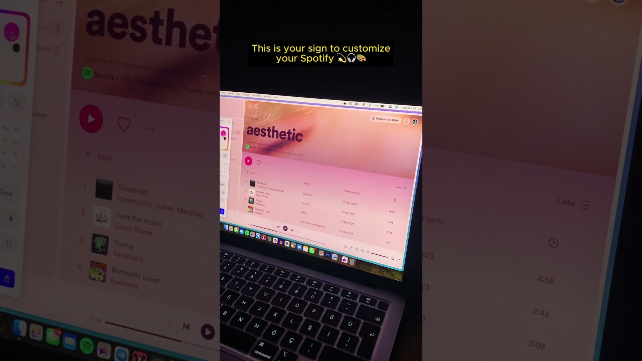 You can customize Spotify aestheticly as you wish #spotify #customize #2024