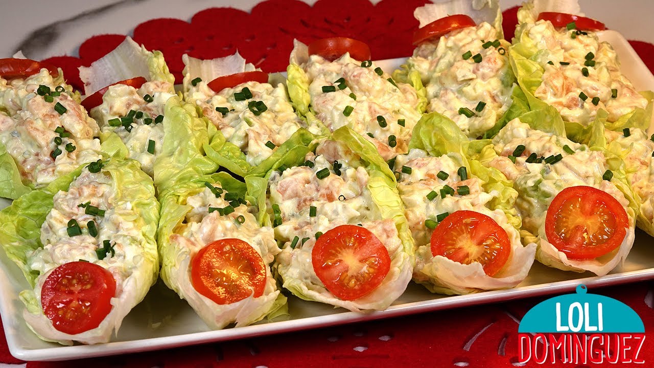 Shrimp lettuce wraps, a Christmas appetizer ready in 10 minutes. The easiest, quickest, and healt...