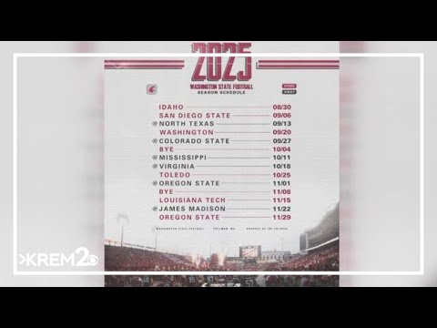 WSU Cougars finalize 2025 football schedule