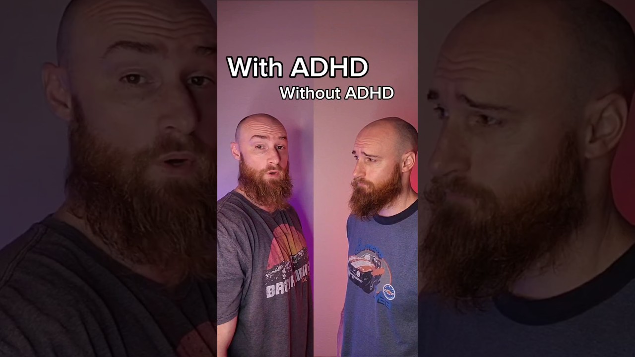 With ADHD / Without ADHD #adhd
