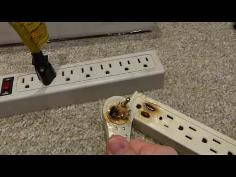 Is it safe to plug power bars into power bars?