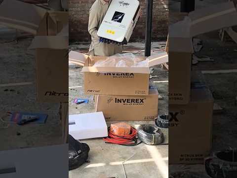 Inverex nitrox 8kw 10kw pv || unboxing of Inverex Nitrox 8kw | installation of 8kw Inverex Nitrox. .