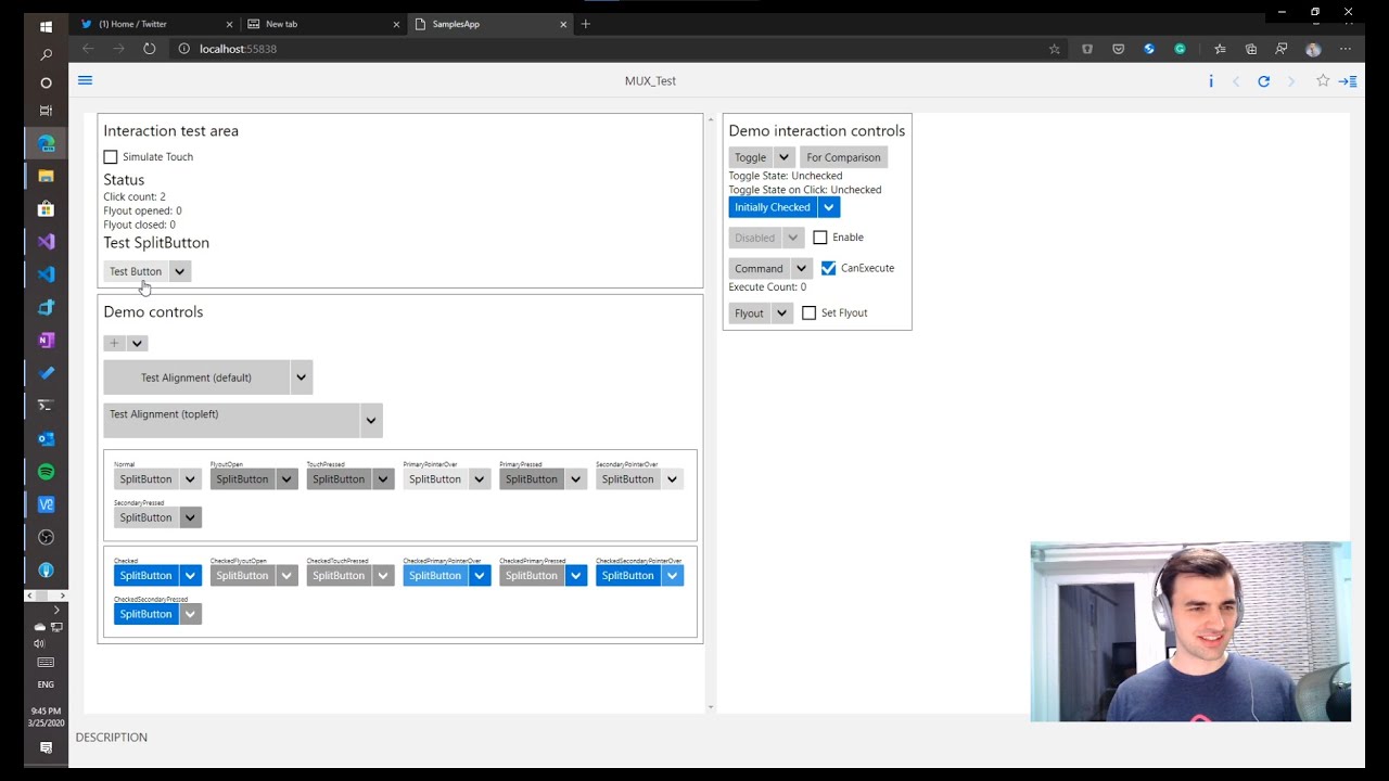 Live coding: Uno Platform: Lottie animations, state of macOS, and porting WinUI SplitButton