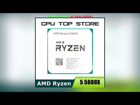 #AMD Ryzen 5 5600X R5 5600X 3.7GHz Six-Core Twelve-Thread CPU Processor 7NM 65W L3=32M Socket AM4