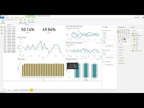 Trend Analysis With Power BI on Baseball Data. See reporting examples of Trend Analysis