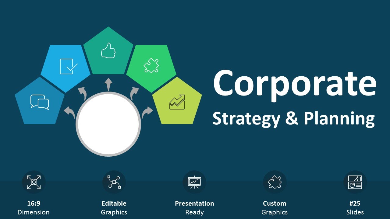 Corporate Strategy and Planning Editable PowerPoint