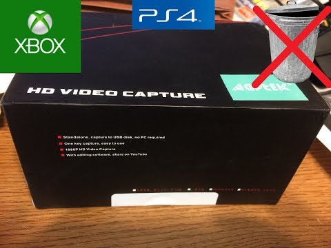 AGPTEK HD Video Capture Card setup/gameplay