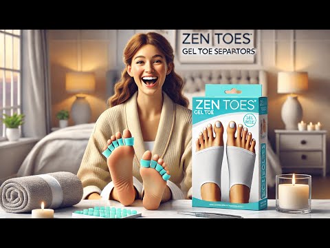 👣 ZenToes Gel Toe Separators for Overlapping Toes | Best Zen Toes Gel Toe Separator 🦶