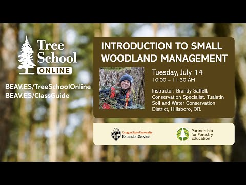 Tree Schol Online: Introduction to Small Woodland Management