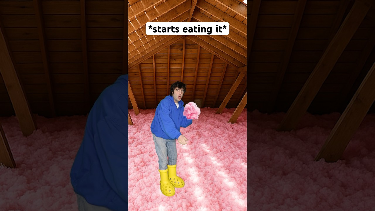 When You Eat The Cotton Candy In The Attic 🤣 #shorts #relatable