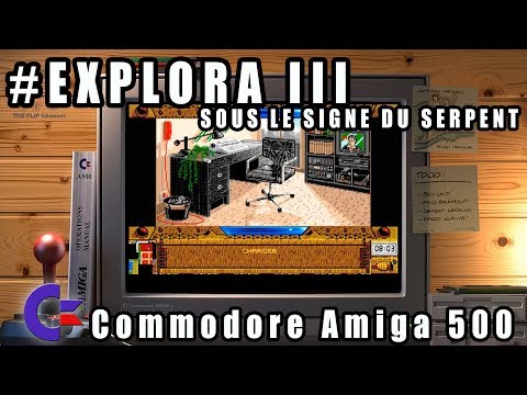 Explora III: Sous Le Signe Du Serpent - Commodore Amiga 500 Gameplay Demo