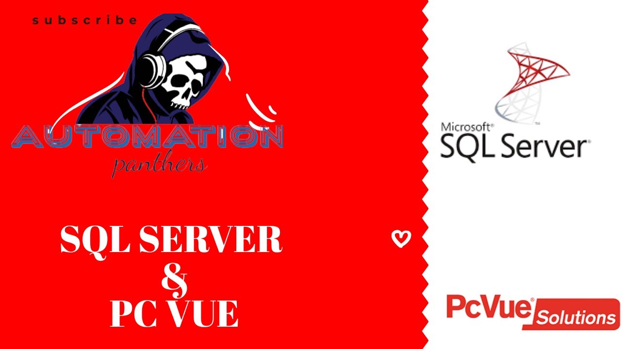 PC VUE SQL DATABASE || SQL SERVER WITH PCVUE ||PC VUE DATABASE CONFIGURATION