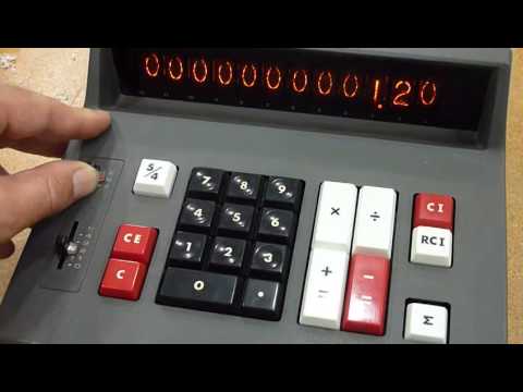 Facit 1131J Nixie Tube Calculator