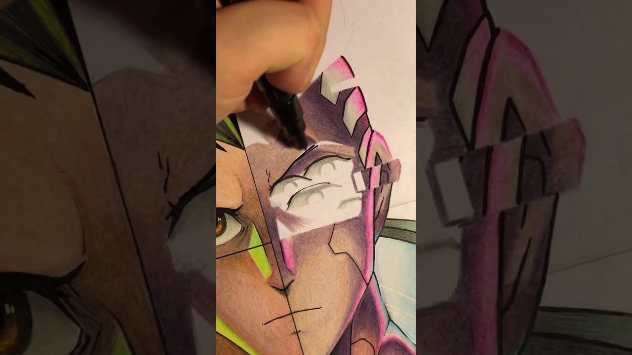 Finale part of David Martinez | cyberpunk edgerunners anime drawing