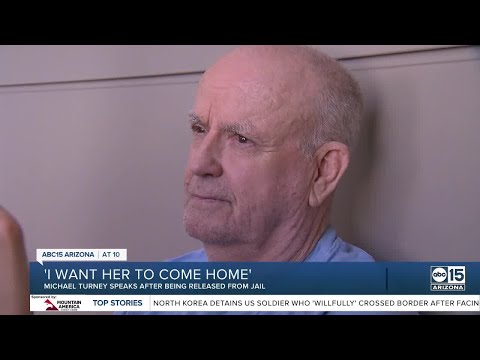 Michael Turney speaks after being released from jail