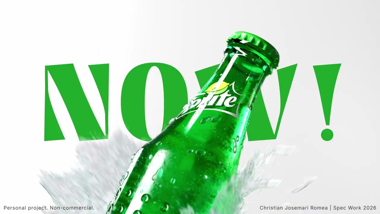 SPRITE CGI AD - Personal Project 2026