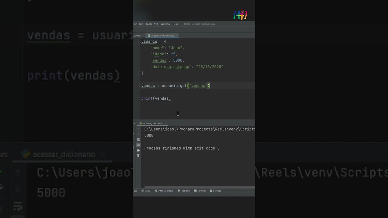 Did you know about this Python dictionary tip? | #shorts