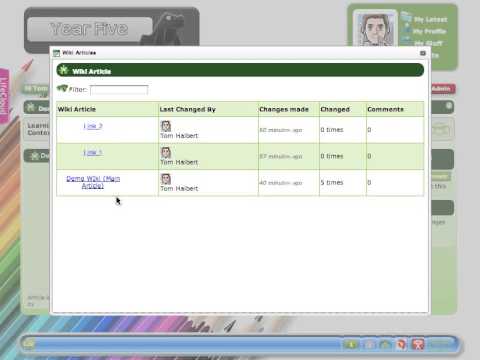 10. Viewing the list of wiki articles