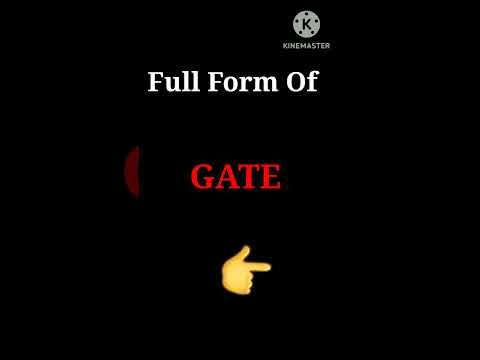 GATE Ka Full Form Kya Hota Hai || Full Form Of GATE || #fullform #virelshorts #BestStudyAdda