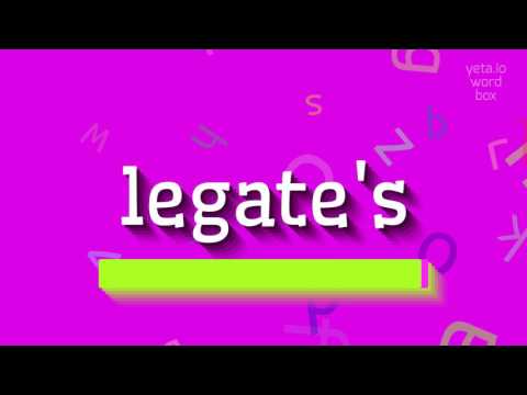 How to say "legate's"! (High Quality Voices)