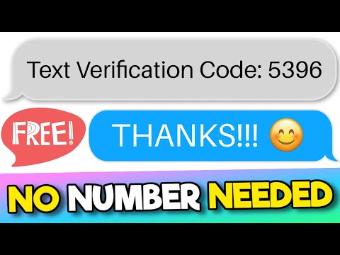 Free Phone Number for SMS Verification Texts | No Phone Number Required