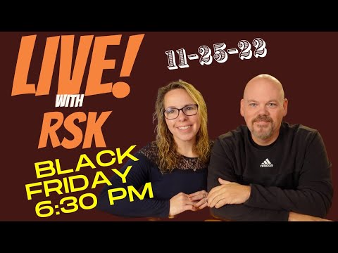 Live! With RSK Black Friday Shopping | What Keto Products Do We Use