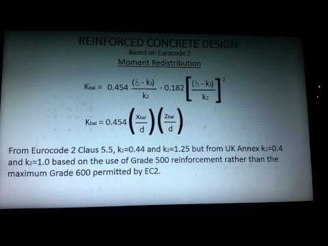 Moment Redistribution Video Lecture - Civil Engineering (CE)